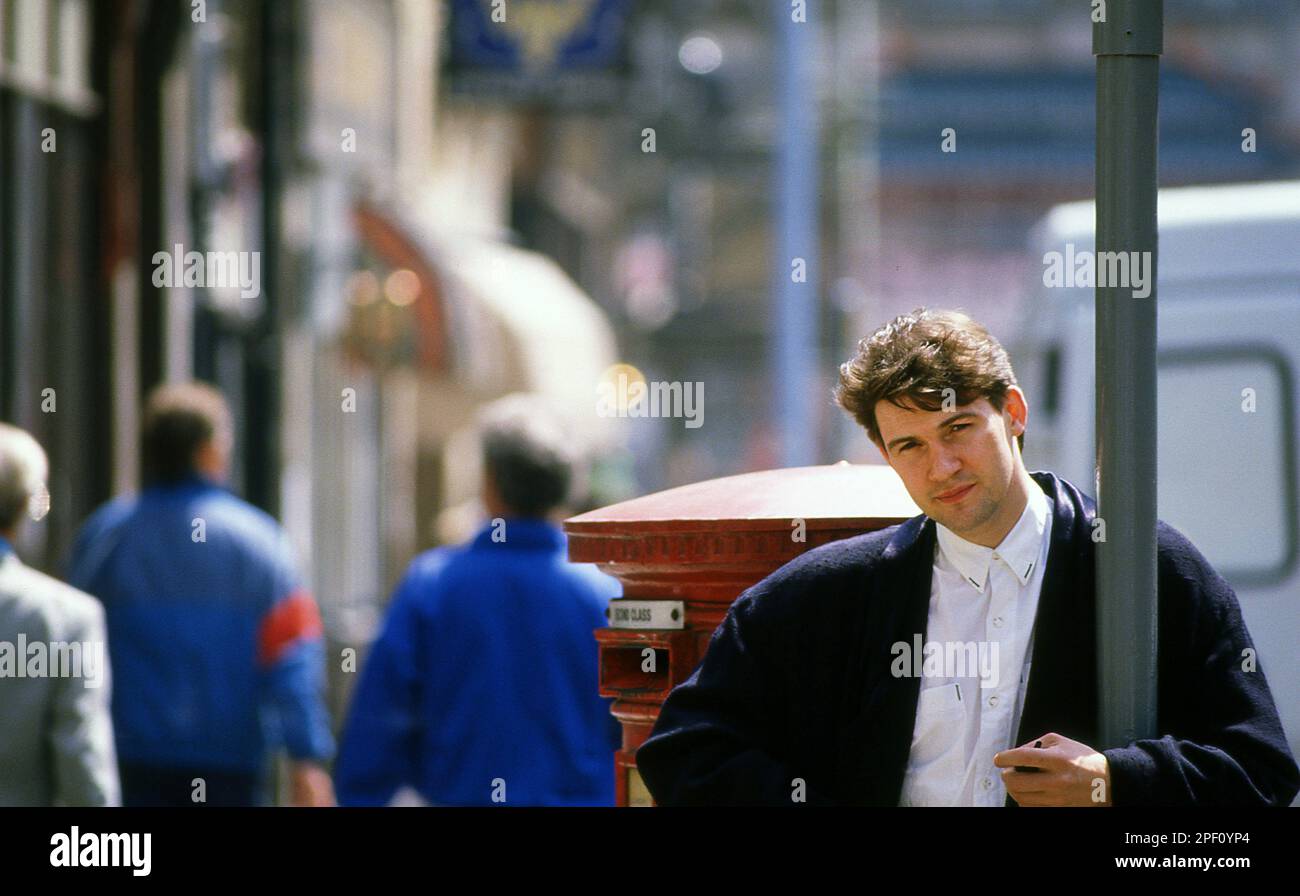 Two times Eurovision Song Contest winner Johnny Logan in London 1991 ...