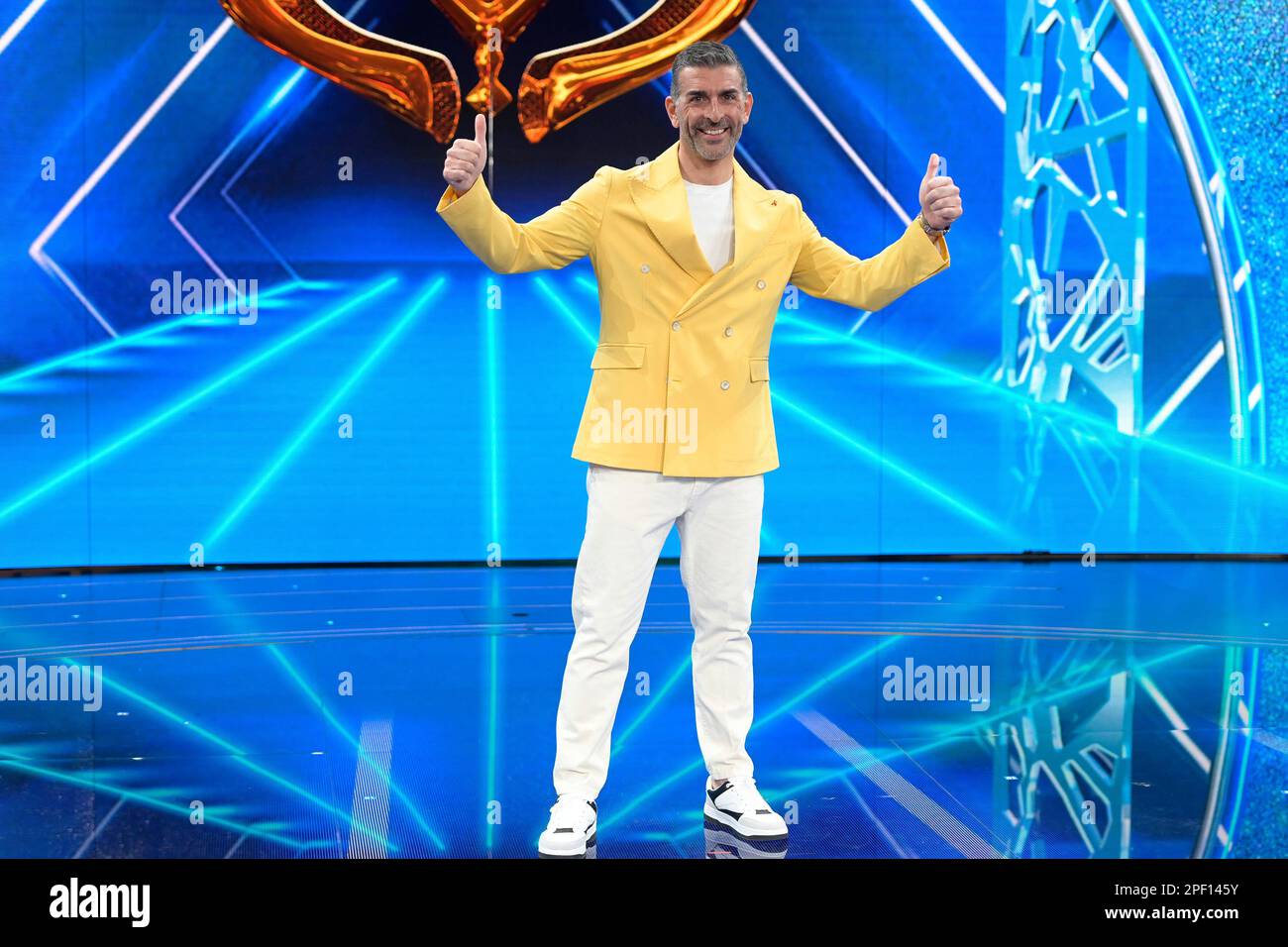 Rome, Italy. 16th Mar, 2023. Simone Di Pasquale attends the photocall of Rai program "Il ...