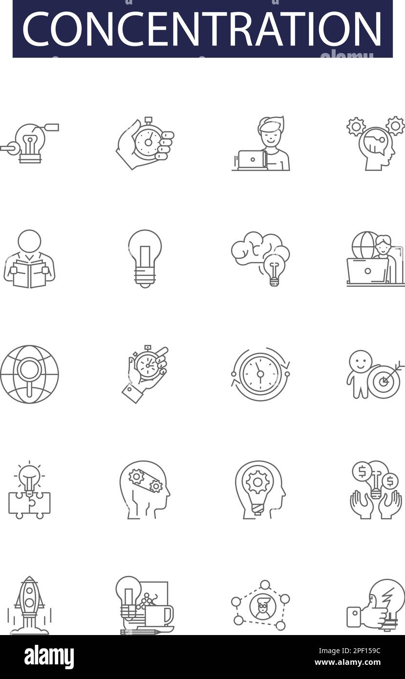 Concentrative Stock Vector Images - Alamy