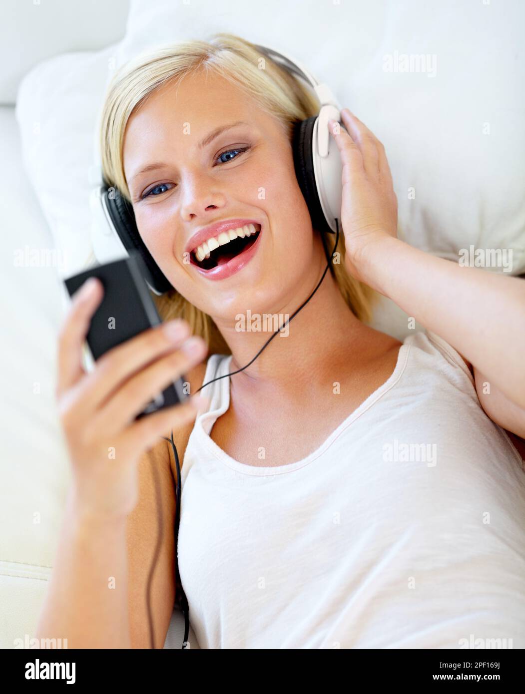 Young female choosing modern hi-res stock photography and images - Alamy