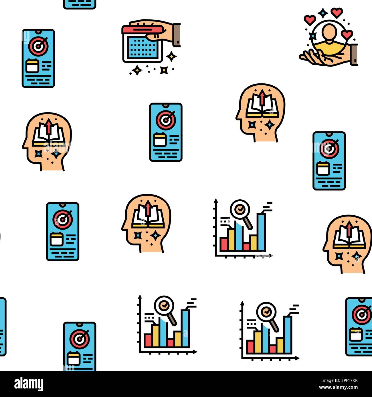 leadership business success team vector seamless pattern Stock Vector ...