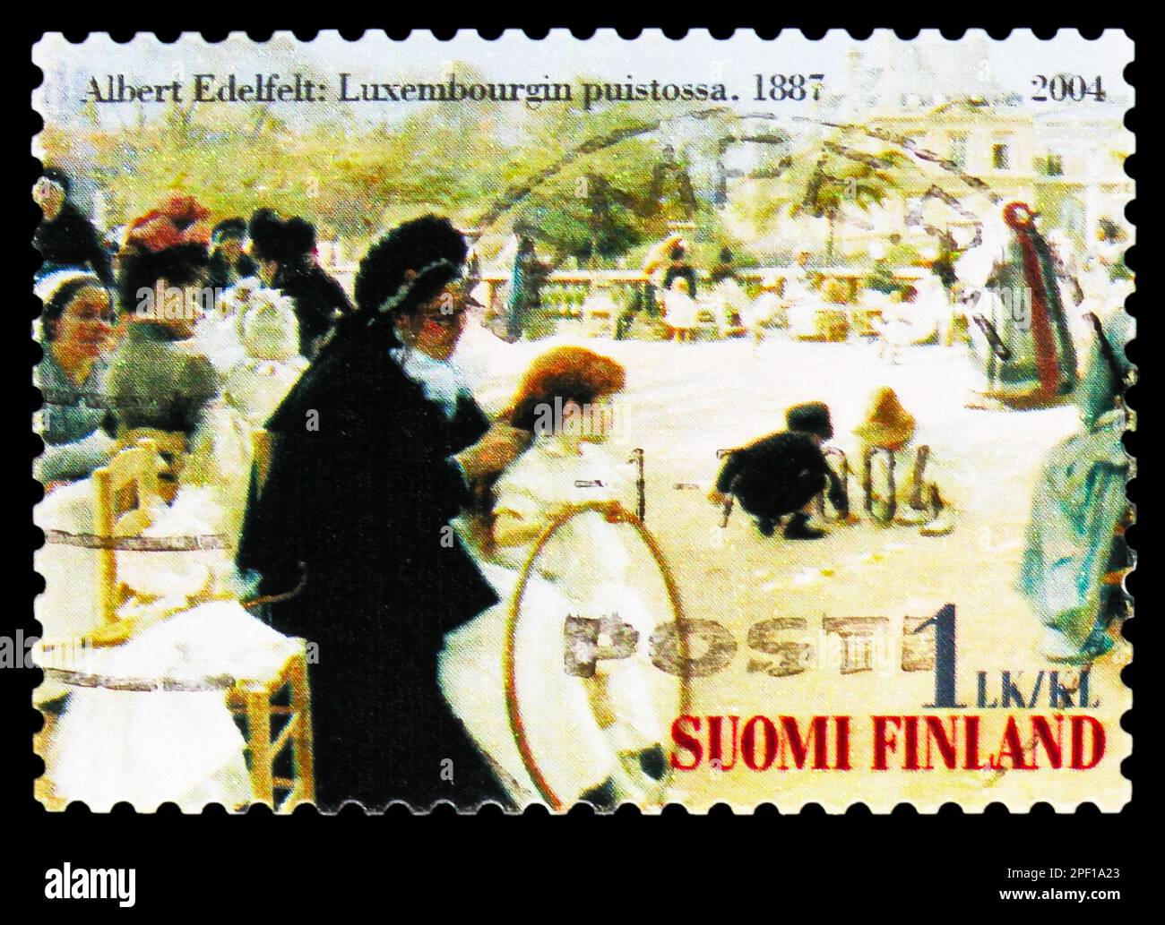 MOSCOW, RUSSIA - FEBRUARY 17, 2023: Postage stamp printed in Finland ...