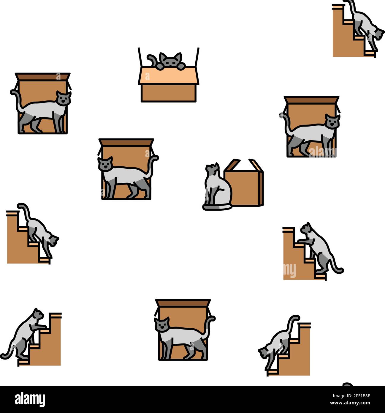 Preposition English Language Vector Seamless Pattern Stock Vector Image And Art Alamy