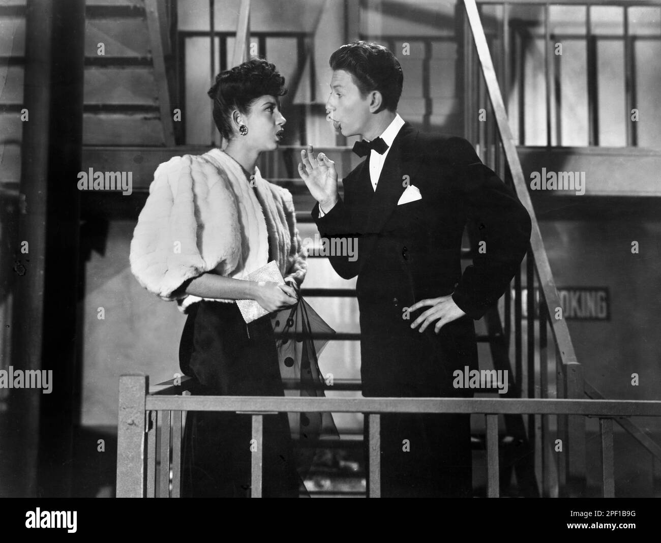 Peggy Ryan, Donald O'Connor, on-set of the Film, "Patrick The Great ...