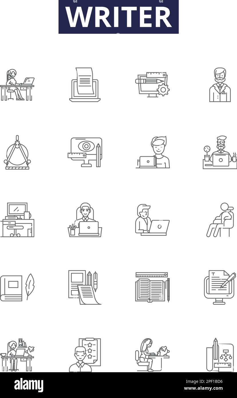 Poet writer and broadcaster Stock Vector Images - Alamy