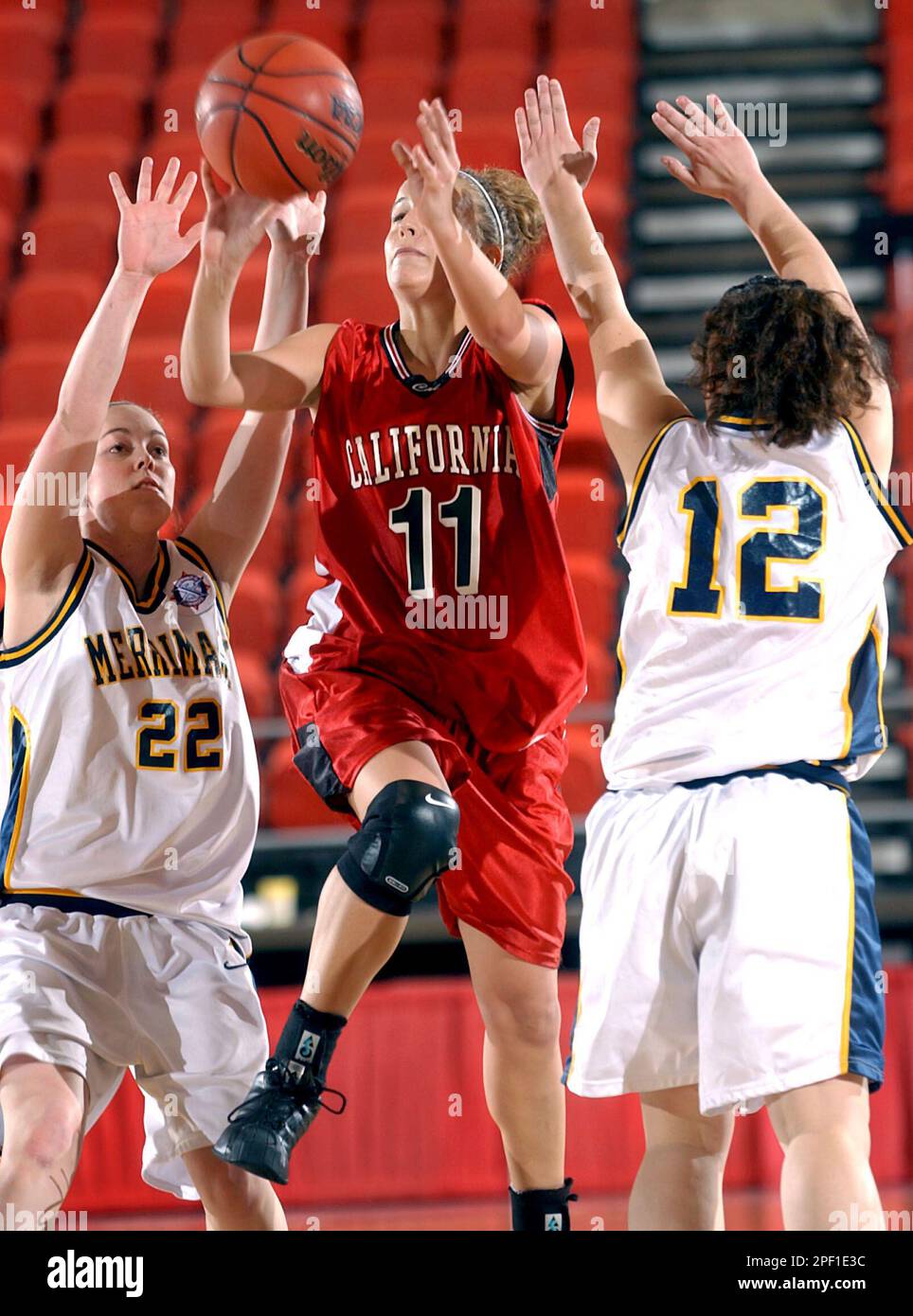California (Pa.) guard Lisa Gottuso (11) takes a last-second shot ...
