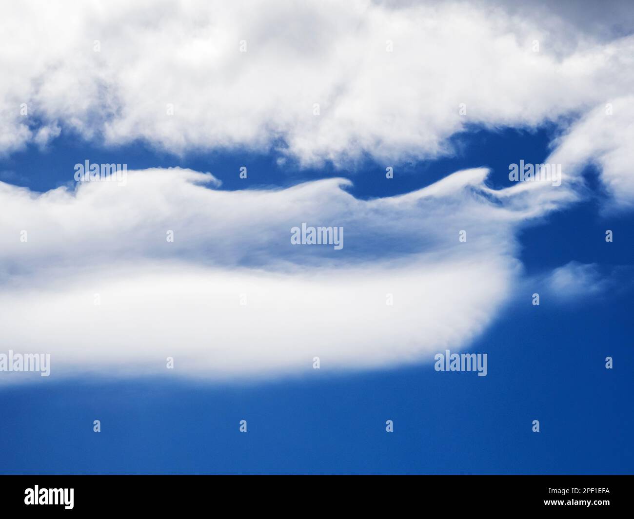 Rare wave clouds above Camara de Lobos on Madeira Stock Photo - Alamy