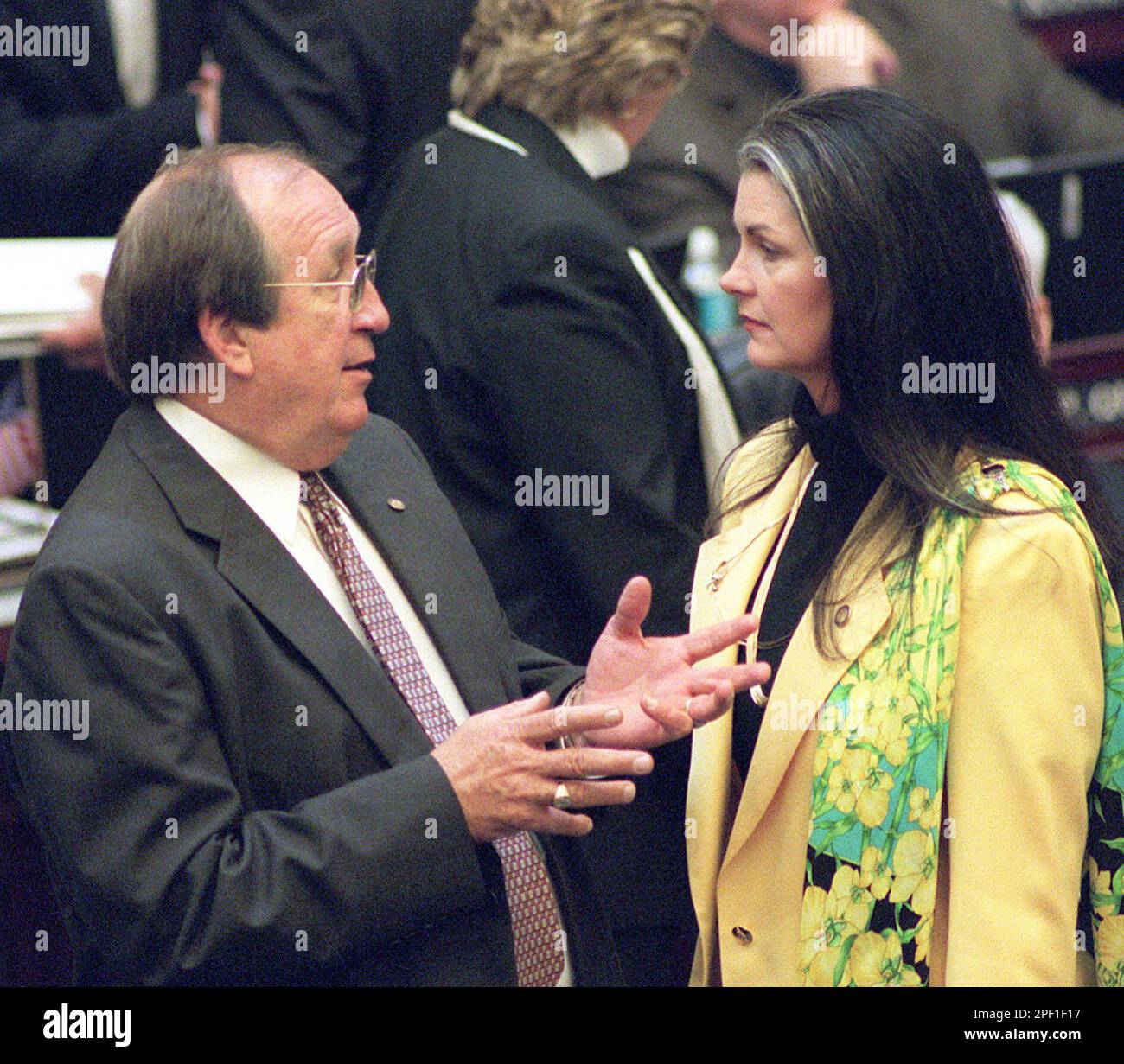 Florida House Reps. Joseph Spratt, R-Sebring, and Marsha Brown, R ...