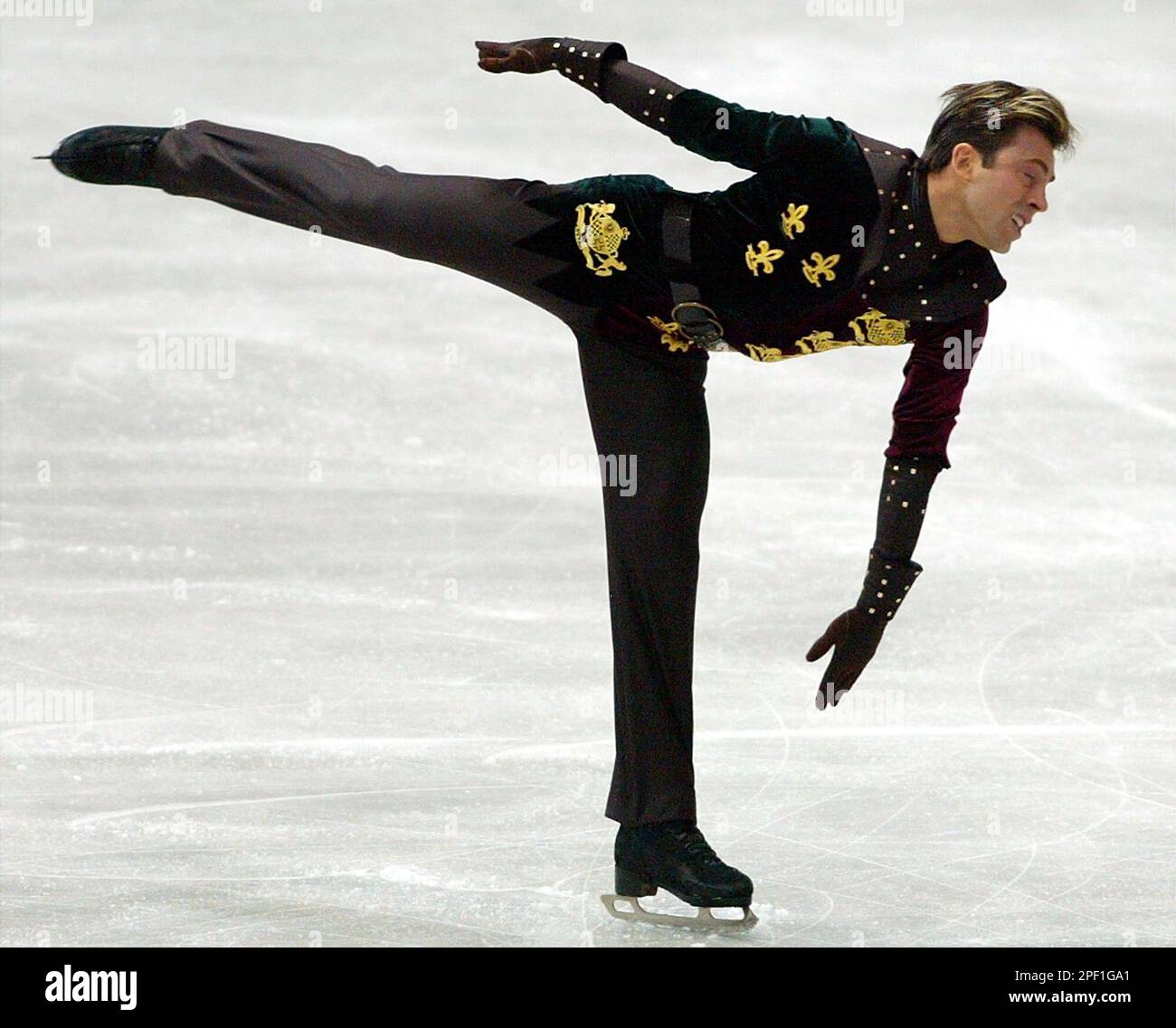 Michael Weiss of the USA performs during the men's short program at the ...