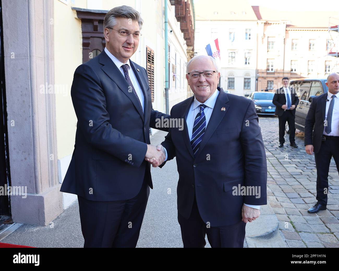 Prime Minister Andrej Plenkovic received the President of the Senate of ...