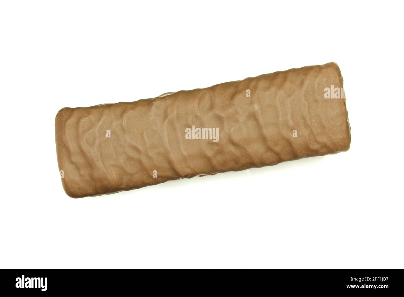 Chocolate stick bar isolated on white background Stock Photo - Alamy