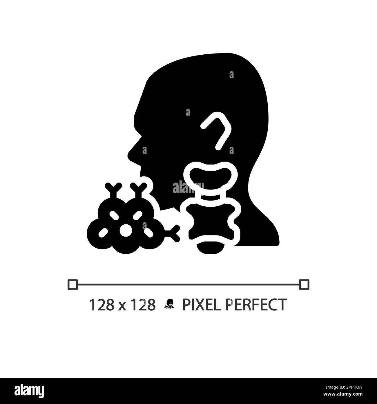 Thyroid cancer endocrine Stock Vector Images - Alamy