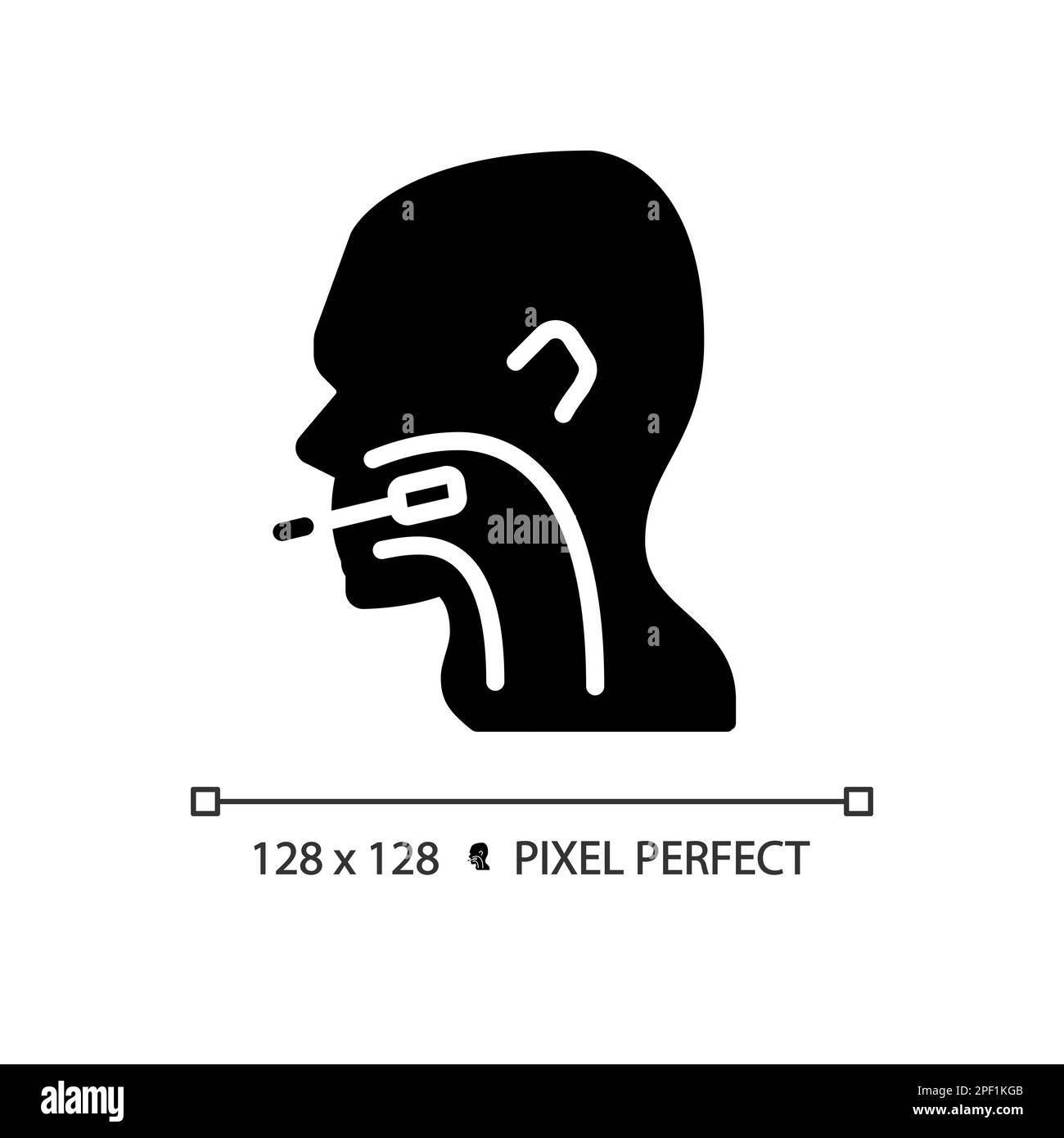 Throat exam Stock Vector Images - Alamy