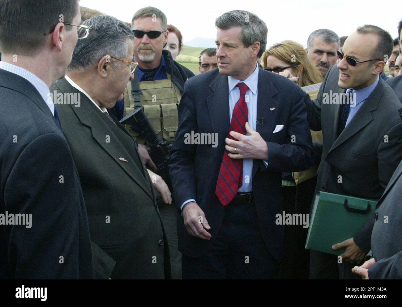 Iraqi Governing Council member and leader of the Patriotic Union of ...