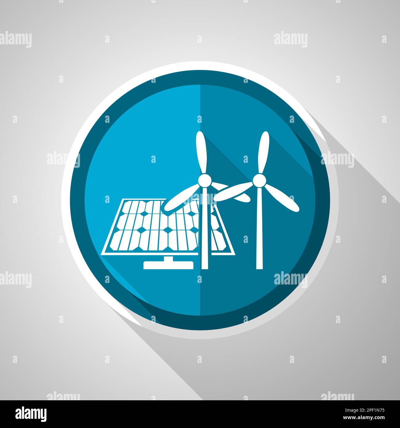 Wind energy installation Stock Vector Images - Alamy