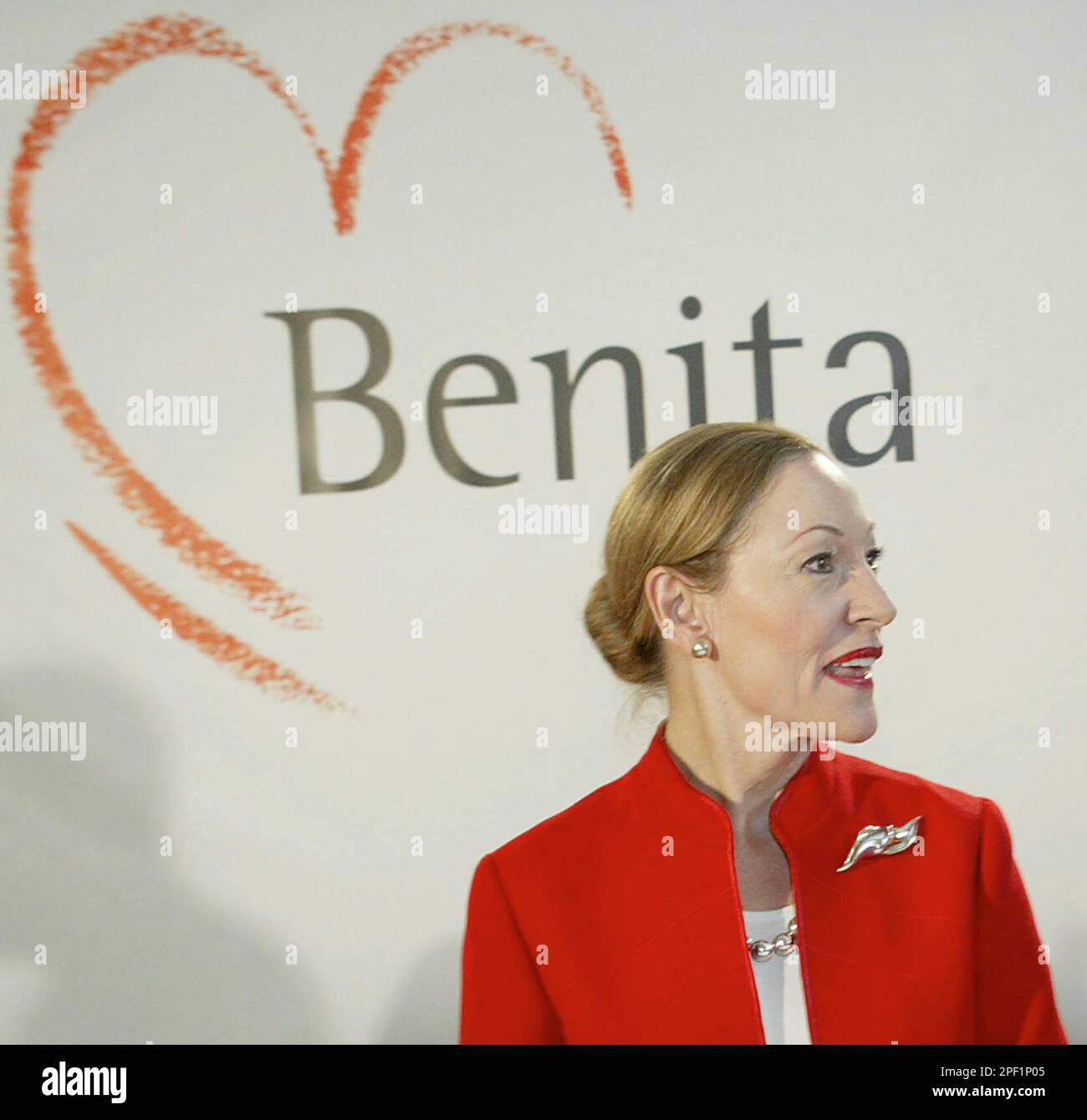 OEVP-Praesidentschaftskandidatin Benita Ferrero Waldner spricht am ...