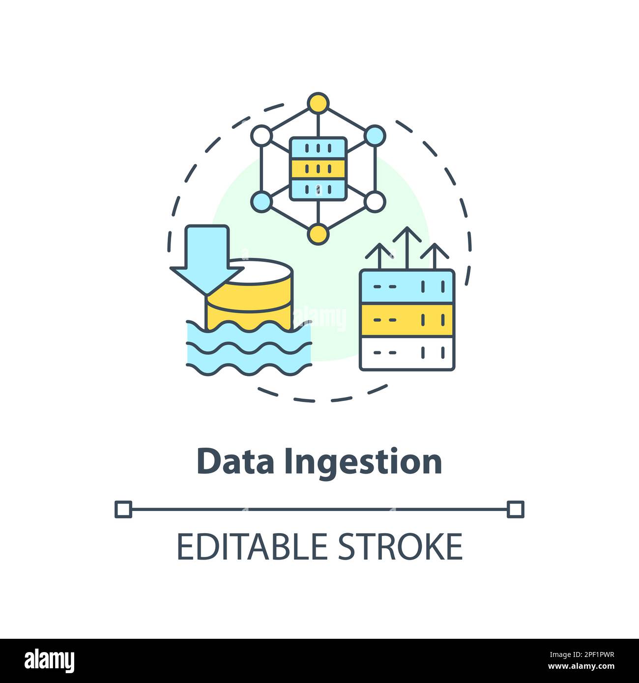 Data ingestion Stock Vector Images - Alamy