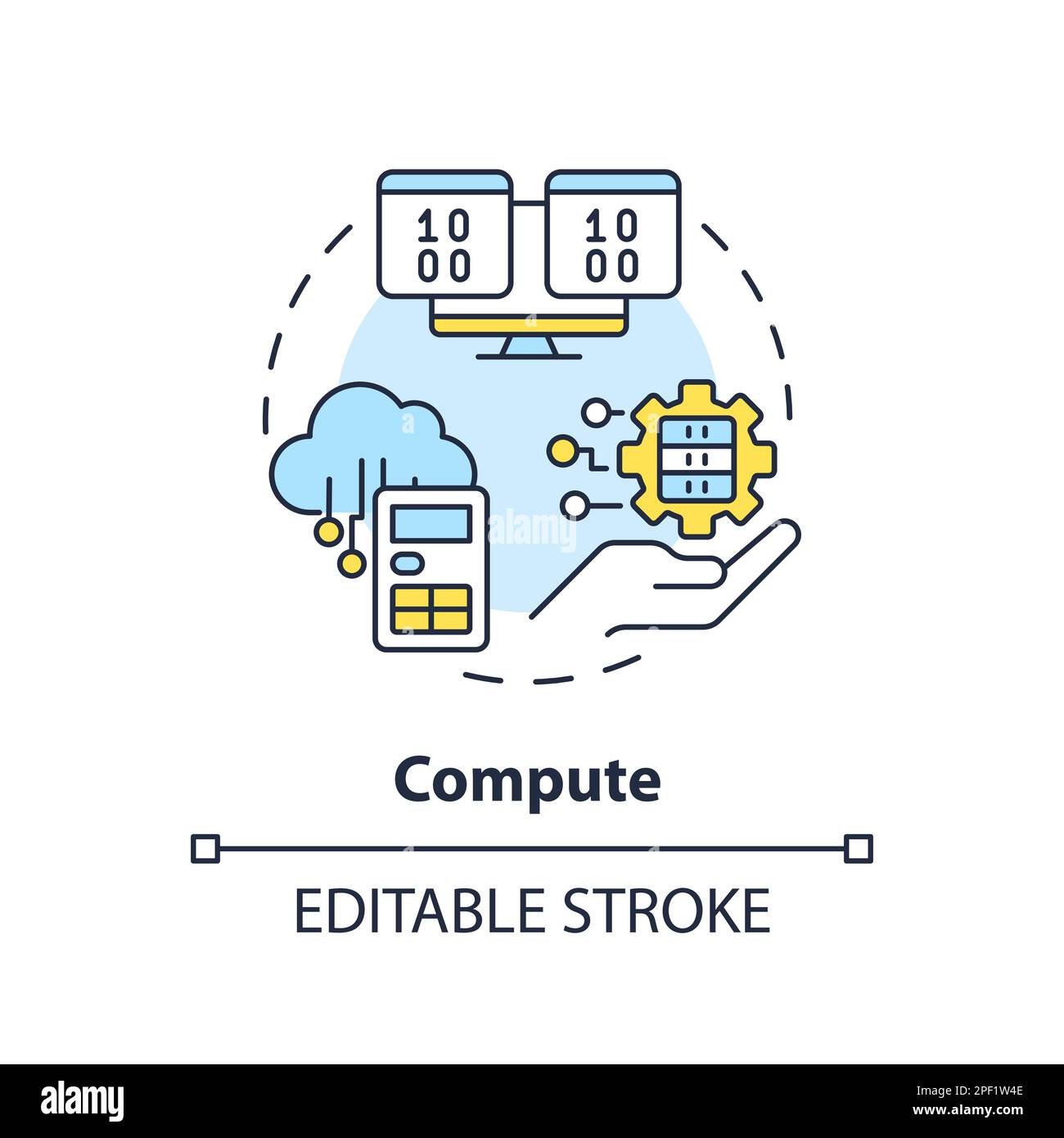 Compute image Cut Out Stock Images & Pictures - Alamy