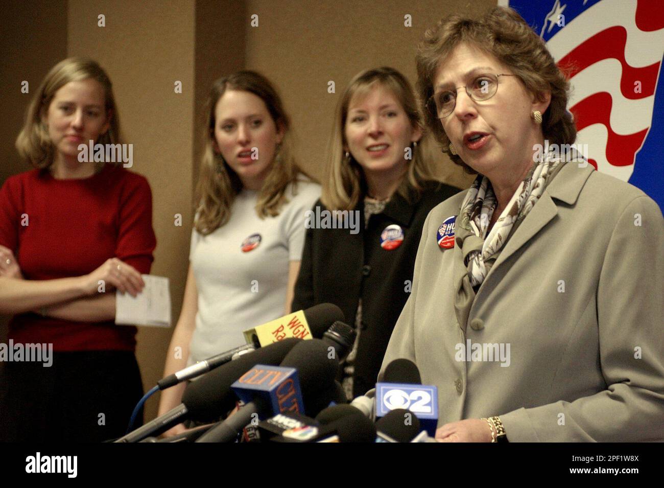 Dr. Kathy Hull Gisvold, right, ex-wife of Democratic Senate hopeful ...