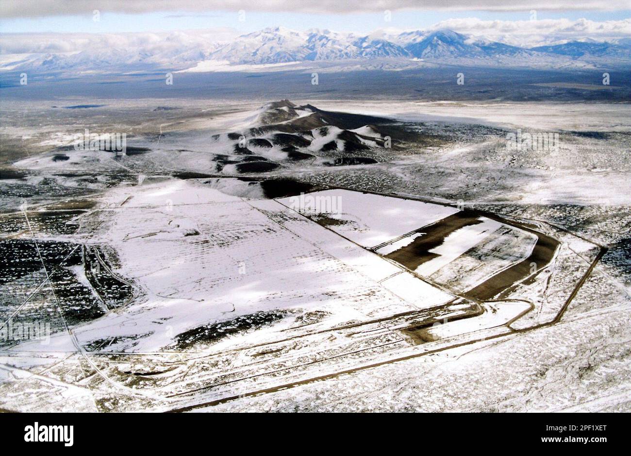 A portion of the Battle Mountain mining complex near Battle Mountain ...
