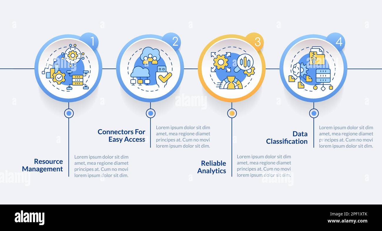 Data lake architecture circle infographic template Stock Vector Image ...