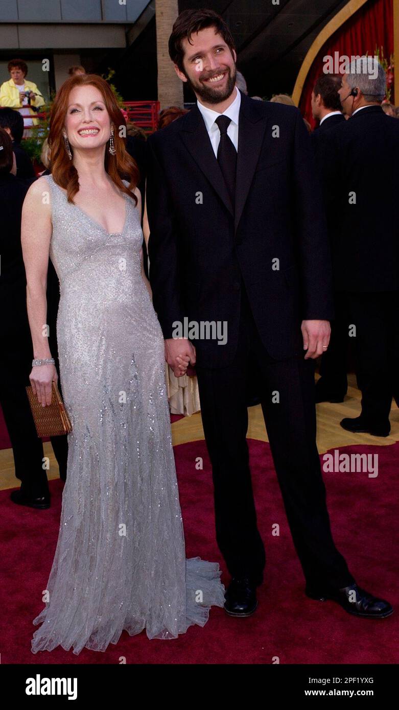 Julianne Moore and husband, director Bart Freundlich, arrive for the ...