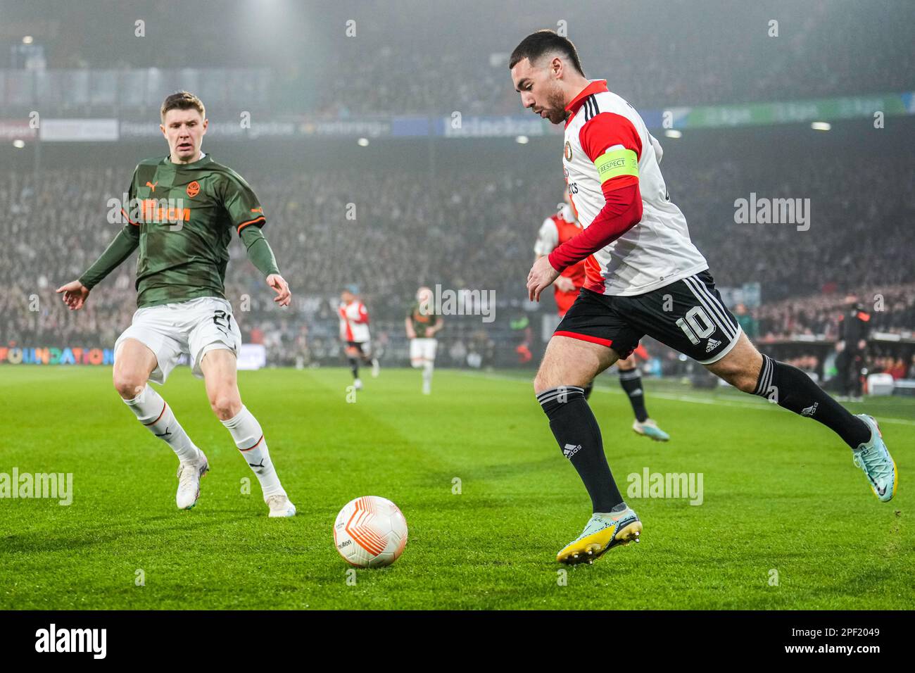 Rotterdam - Orkun Kokcu of Feyenoord during the match between Feyenoord v Shakhtar Donetsk at ...