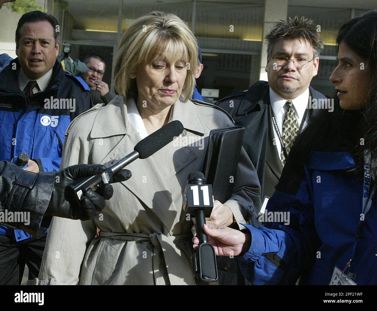 Sharon Rocha, mother of murder victim Laci Peterson, speaks to ...