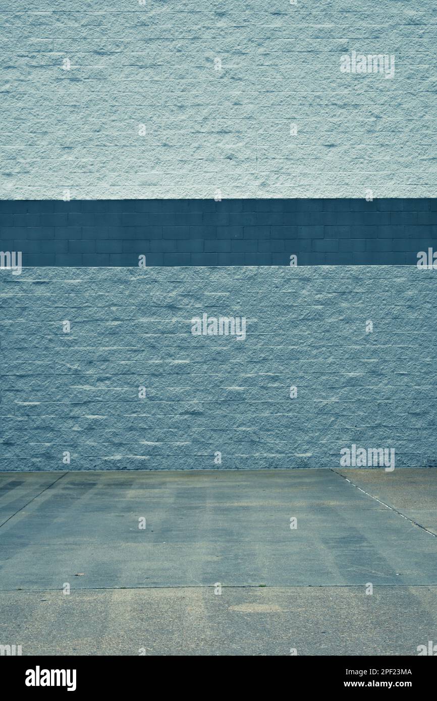 Three tone textured gray brick wall Stock Photo - Alamy