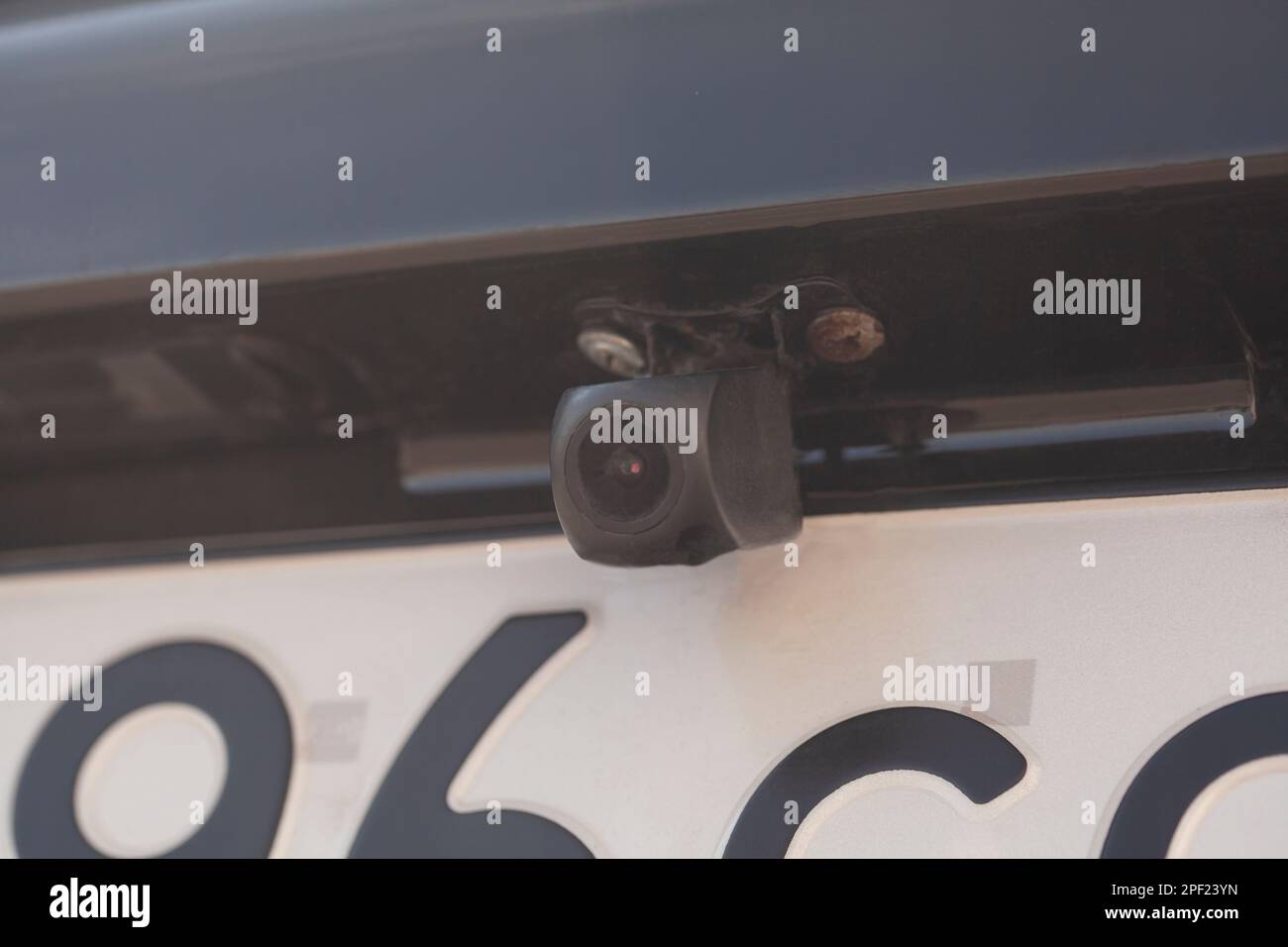 car rear view camera for parking assistance on the car Stock Photo - Alamy