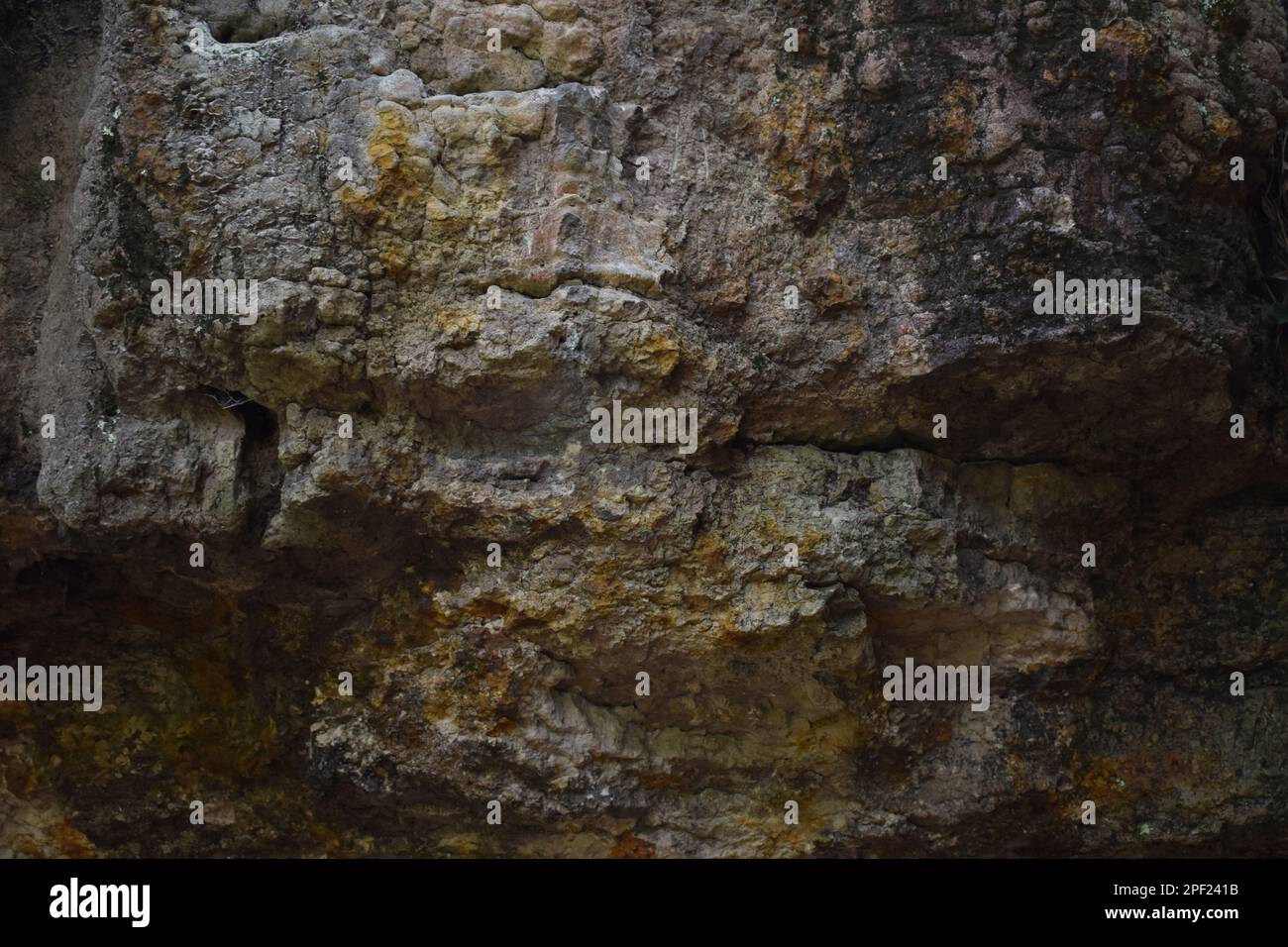 Cave wall shadows and light Stock Photo - Alamy