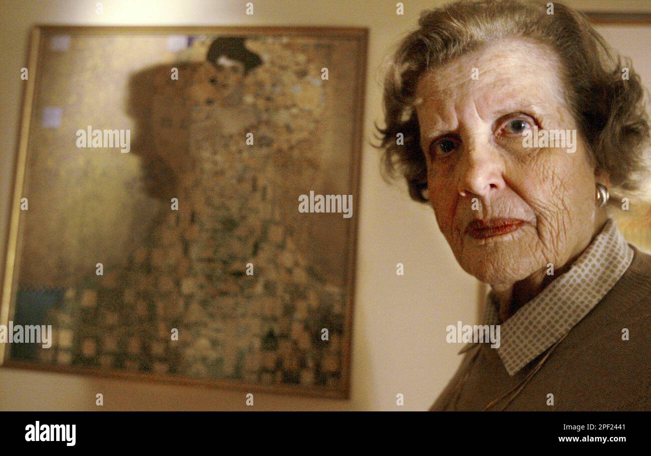 Maria Altmann, seen in her Los Angeles home Friday, Jan. 9, 2004 ...