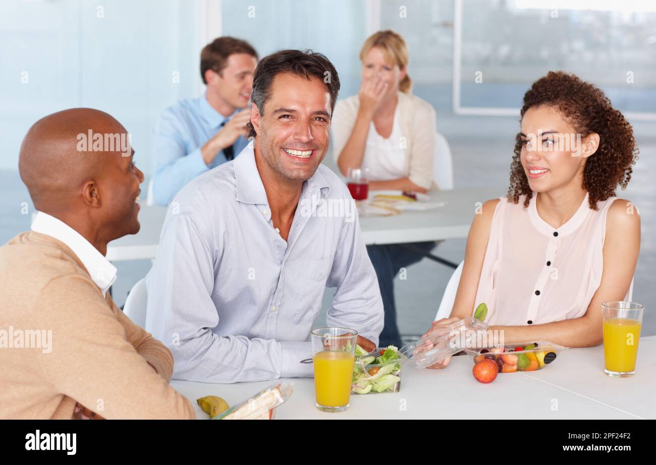 Colleagues and friends. business colleagues in the office Stock Photo ...