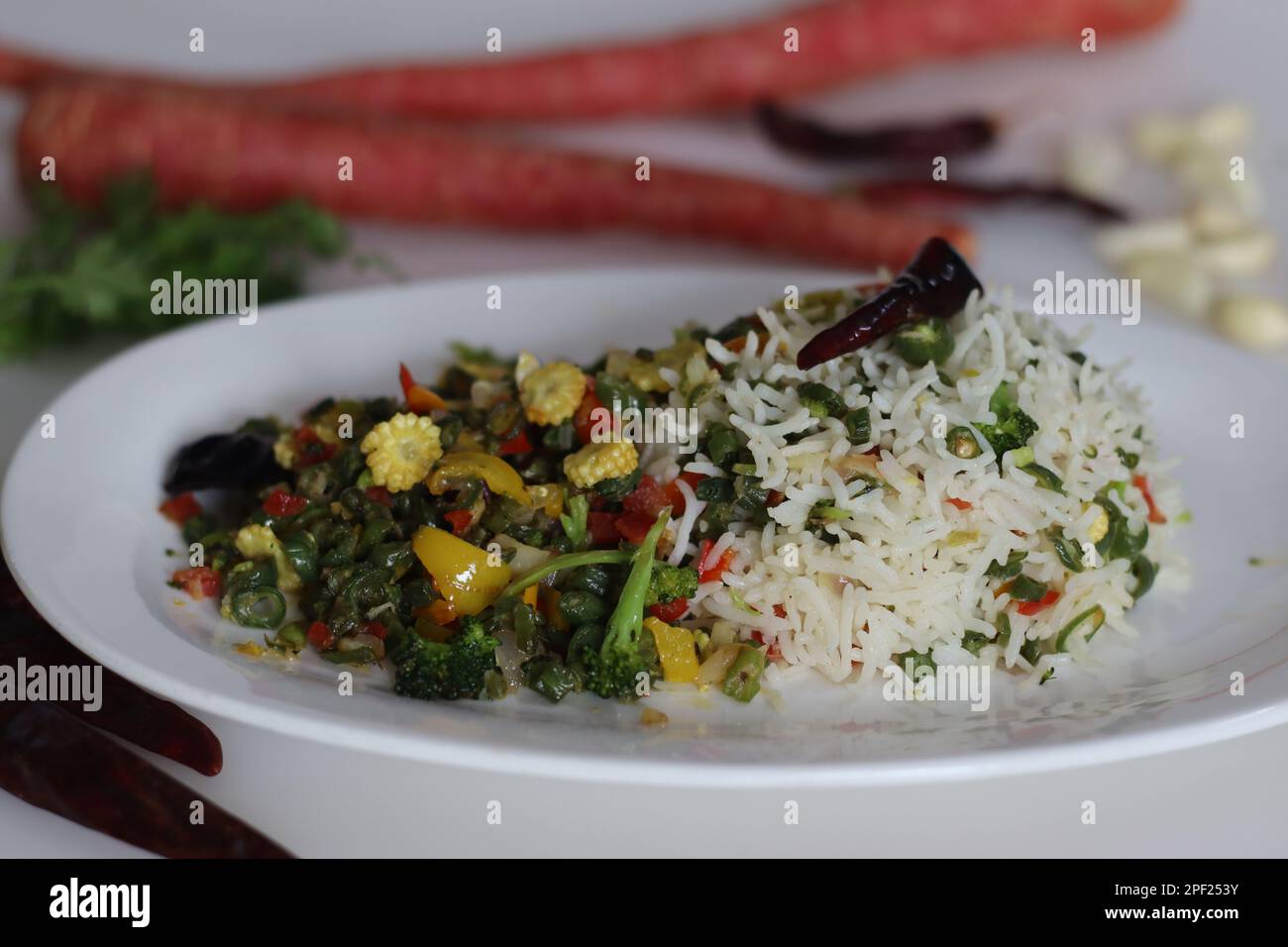 Chili garlic veg rice. Chilli garlic mix vegetable rice. A garlic ...