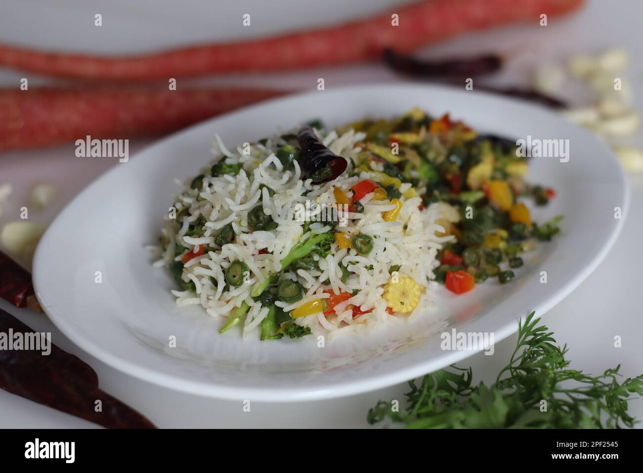 Chili garlic veg rice. Chilli garlic mix vegetable rice. A garlic ...