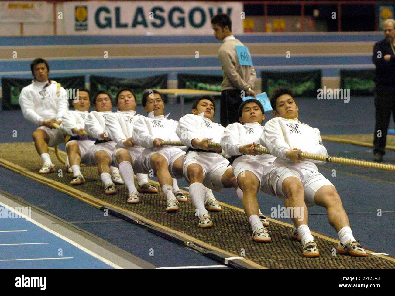 The Taipei team from Taiwan compete, Friday, Feb. 20, 2004 in the 600 ...