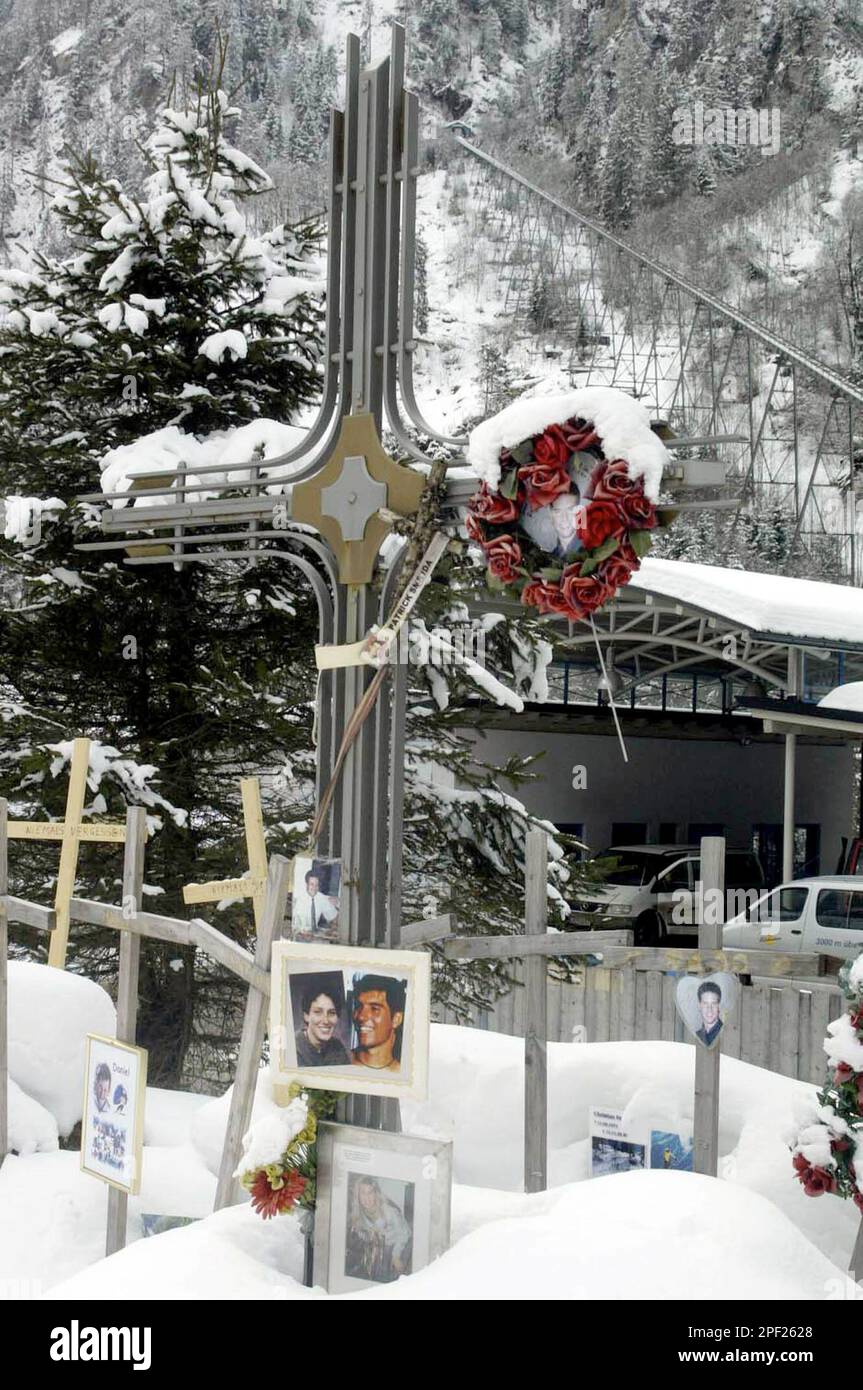 The memorial for the 155 people killed in the Nov. 2000 cable car fire ...
