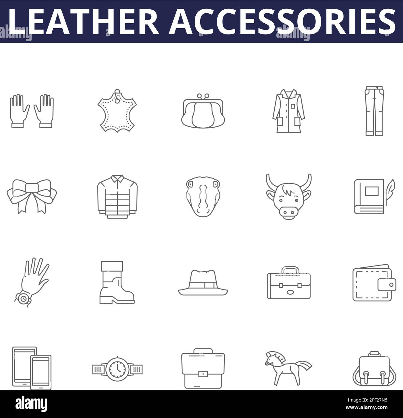 Leather cuffs Stock Vector Images - Alamy