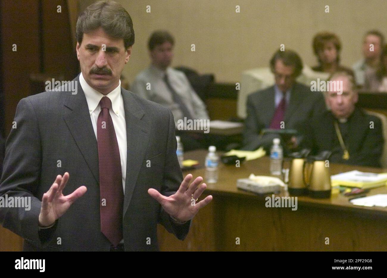 Assistant County attorney Anthony Novitsky, left, gives his rebuttal ...