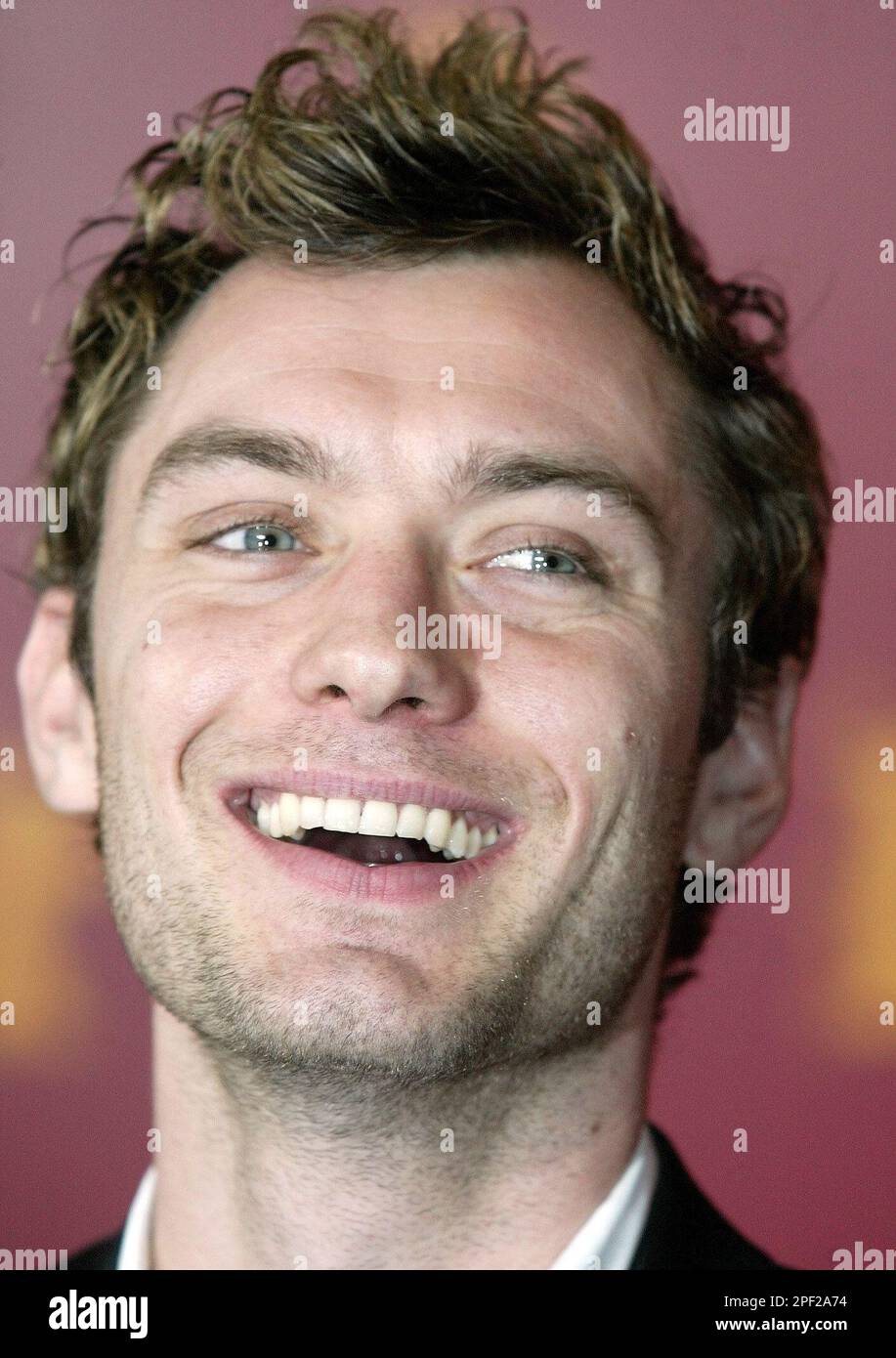 British actor Jude Law poses for the photographers during a photocall ...