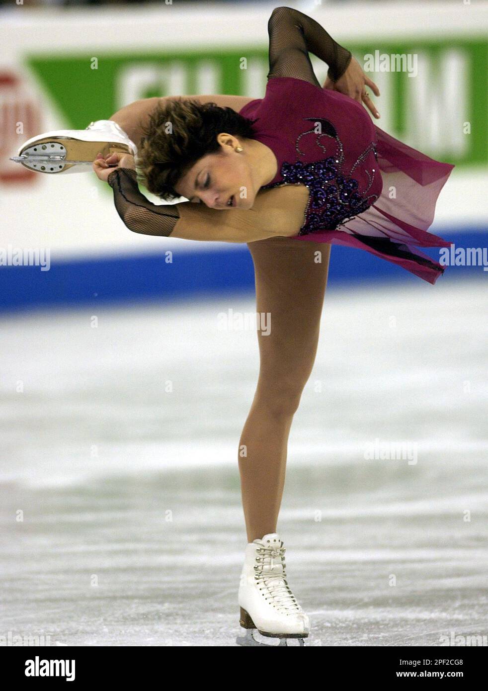 Hungary's Julia Sebestyen in action to win gold medal at the European ...