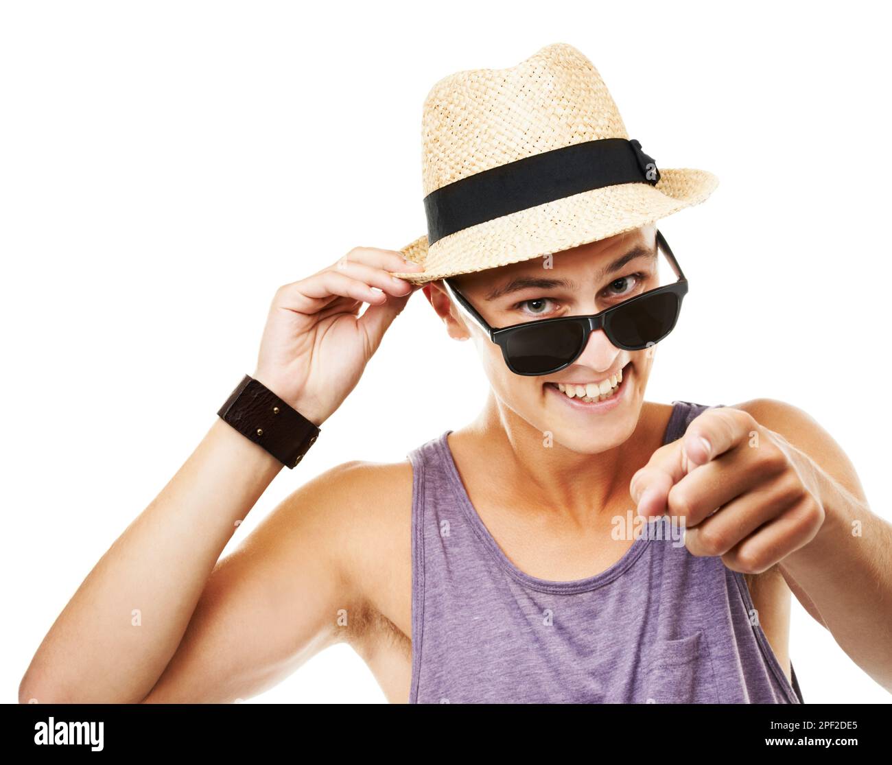 How YOU doing. Studio portrait of a young man dressed casually and ...