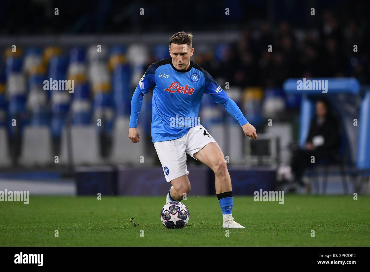 Piotr Zielinski of SSC Napoli in action during the UEFA Champions ...