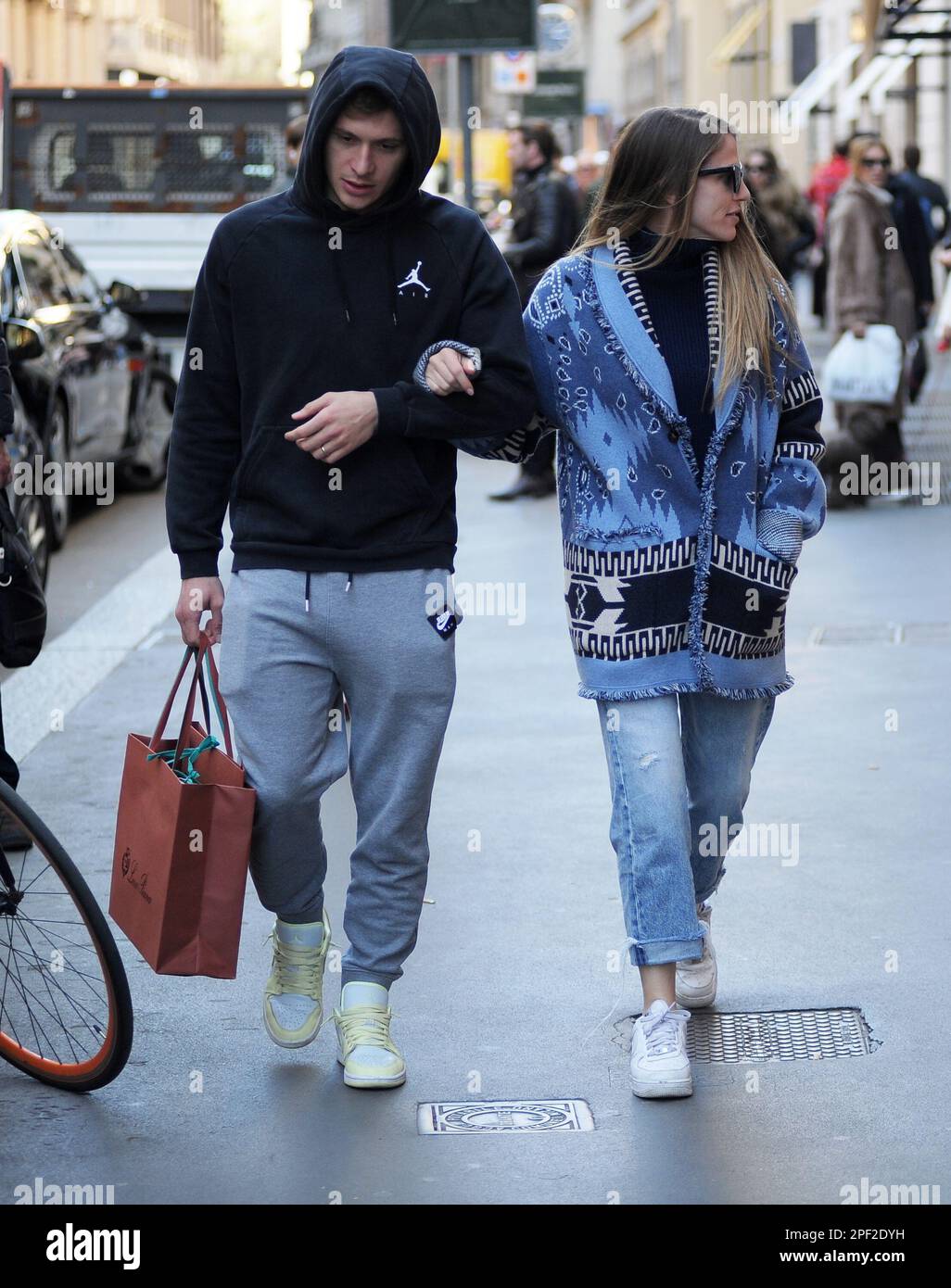 Milan, . 16th Mar, 2023. Milan, 16-03-2023 Nicolò Barella, footballer ...