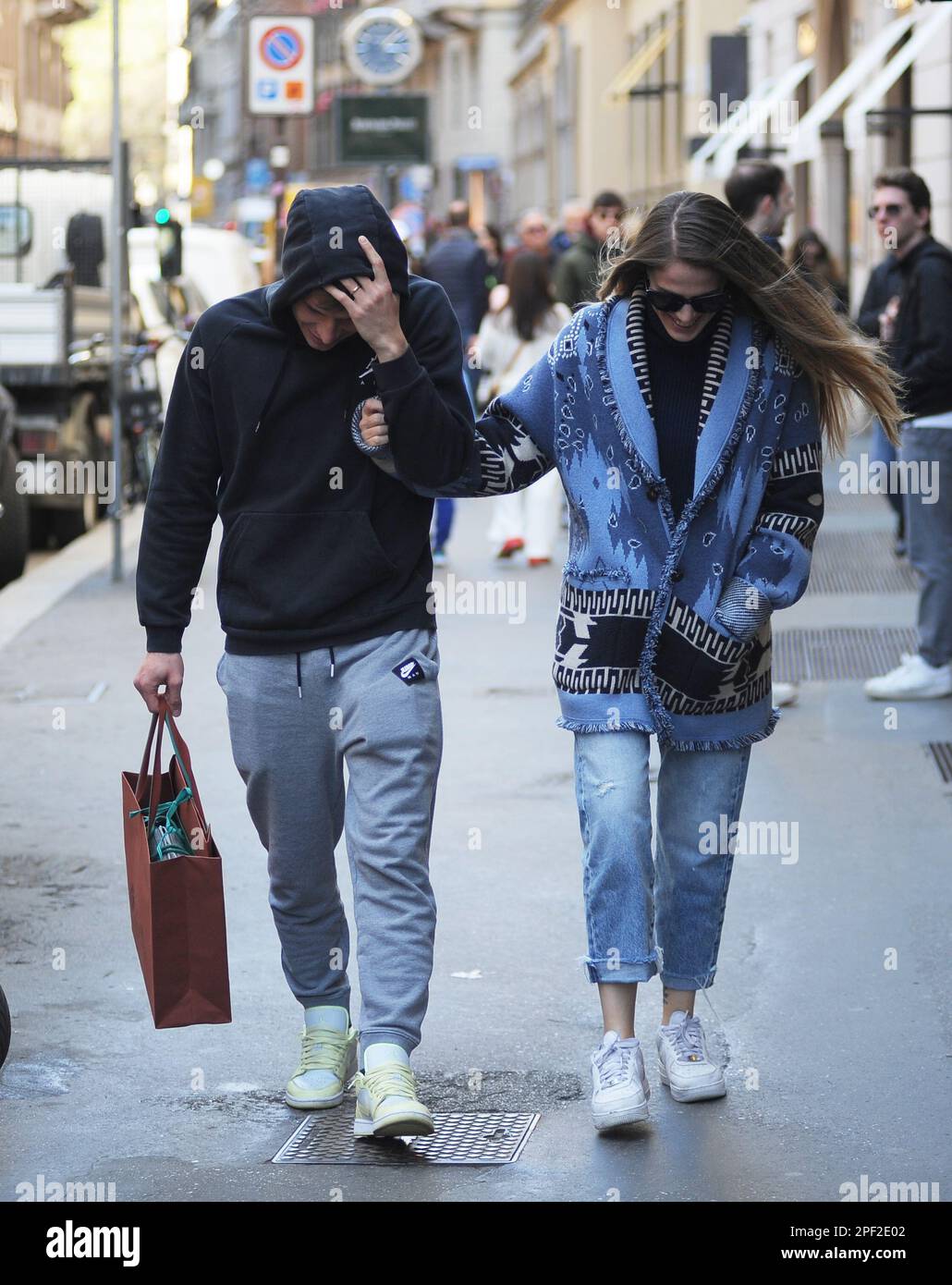 Milan, . 16th Mar, 2023. Milan, 16-03-2023 Nicolò Barella, footballer ...