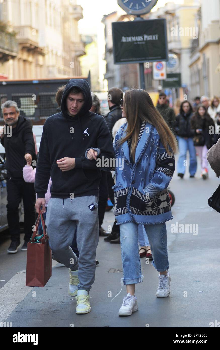 Milan, . 16th Mar, 2023. Milan, 16-03-2023 Nicolò Barella, footballer ...
