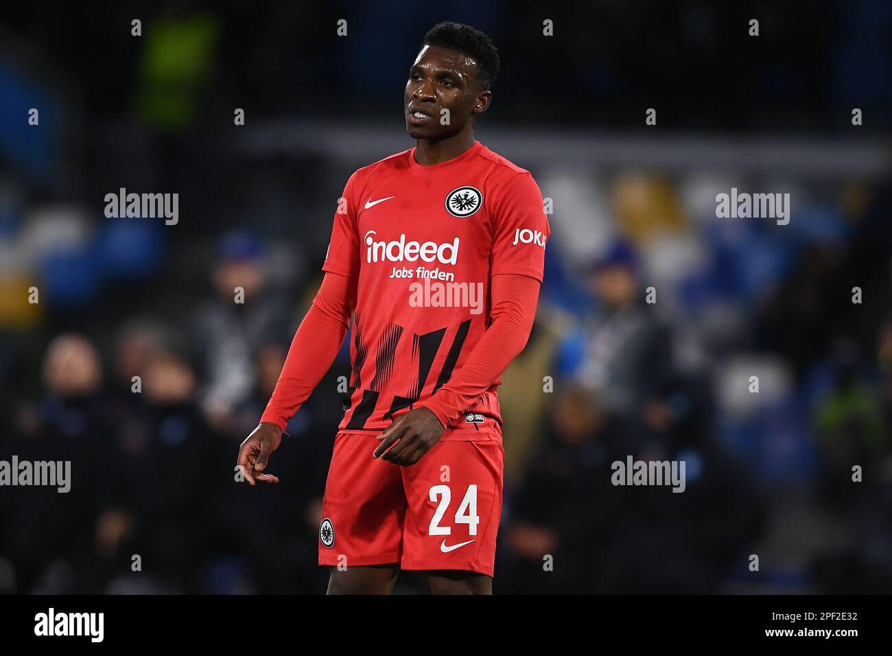 Aurelio Buta of Eintracht Frankfurt in action during the UEFA Champions ...