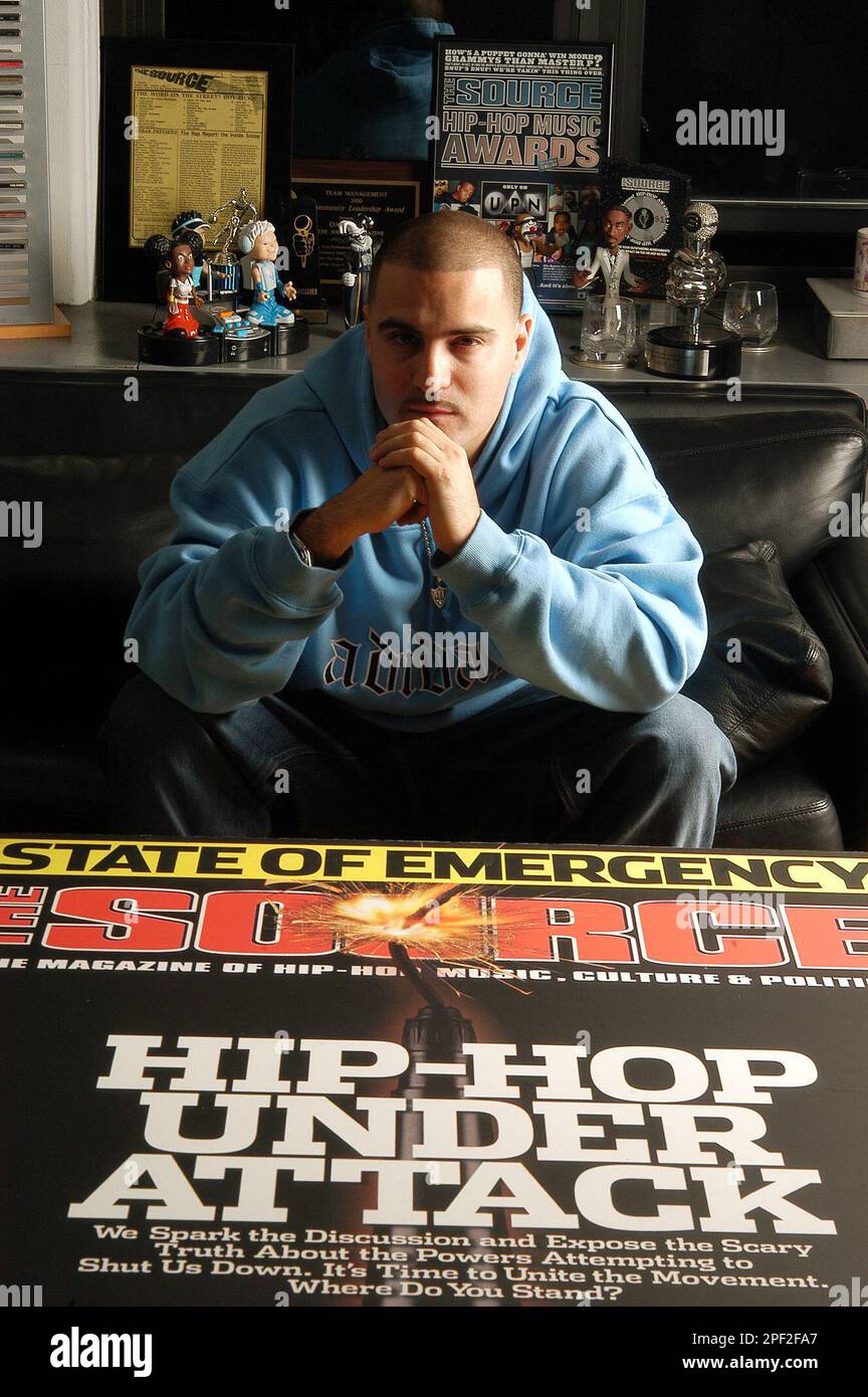 David Mays, co-founder of The Source magazine, poses in his New York ...