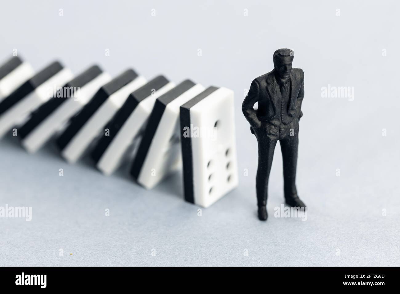 Domino effect falling chain sequence hi-res stock photography and ...