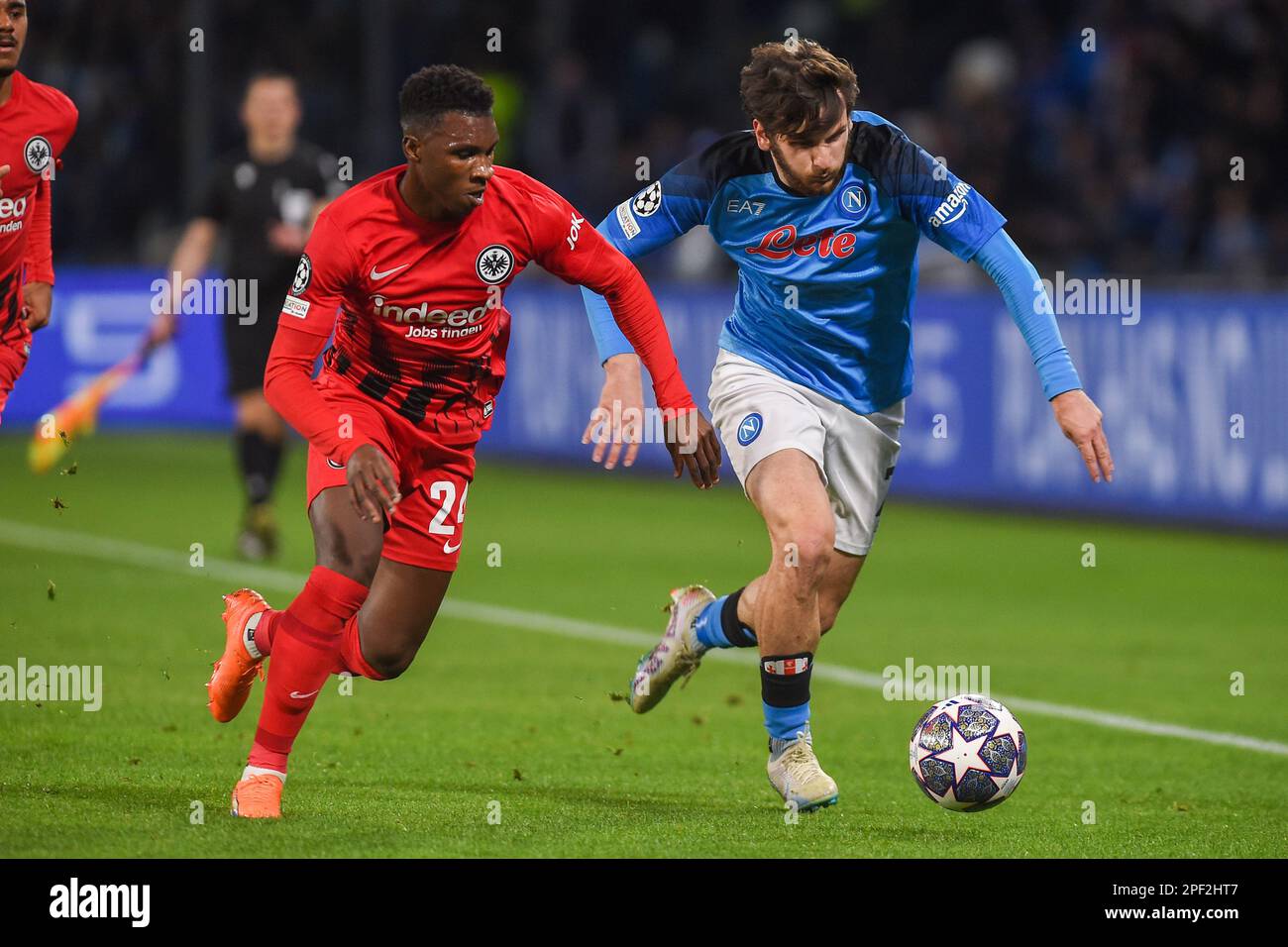 Naples, Italy. 15 Mar, 2023. Khvicha Kvaratskhelia of SSC Napoli ...